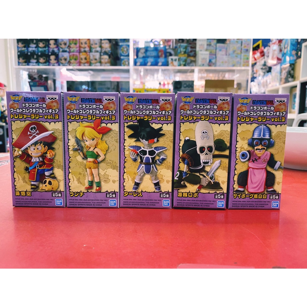 「Vic Toy」七龍珠 WCF TREASURE RALLY vol.3 單售 小悟空 蘭琪 機器人 桃白白 達列斯 | 蝦皮購物