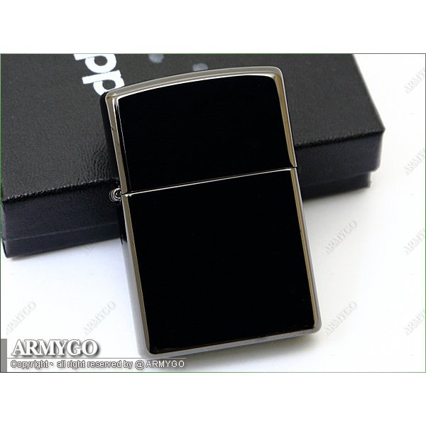 【ARMYGO】ZIPPO原廠打火機-No.24756 (黑酷炫冰) 特殊微薄防刮塗層鏡亮面 (素面無LOGO款) | 蝦皮購物