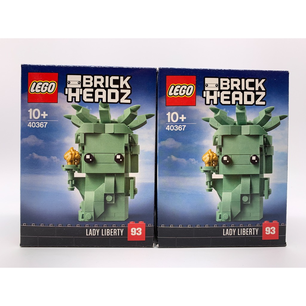 樂高 LEGO 40367 自由女神 大頭 BRICKHEAZ 大頭系列 | 蝦皮購物