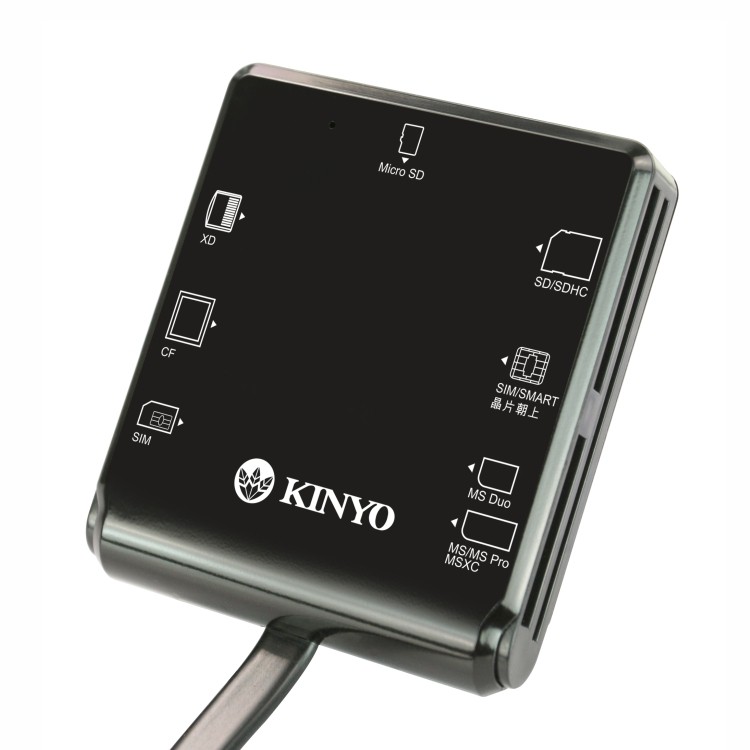 【筆倉】耐嘉 KINYO KCR-359 多合一晶片讀卡機 自然人憑證 ATM 報稅 | 蝦皮購物
