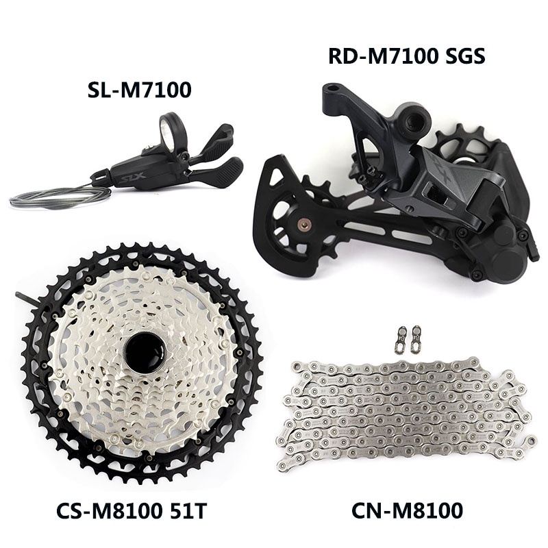 Shimano DEORE XT SLX DEORE M8100 M7100 M6100 12 速套件 MTB 山地自行 | 蝦皮購物