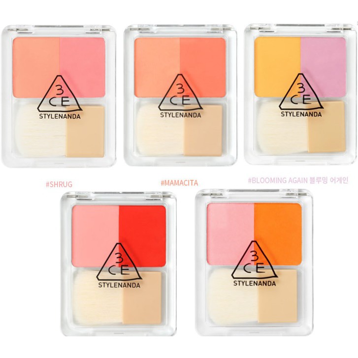 [免稅正貨] 新品 預購 3CE DUAL BLEND BLUSHER 漸層頰彩 雙色腮红 INSTINCT 腮红 雙色 | 蝦皮購物