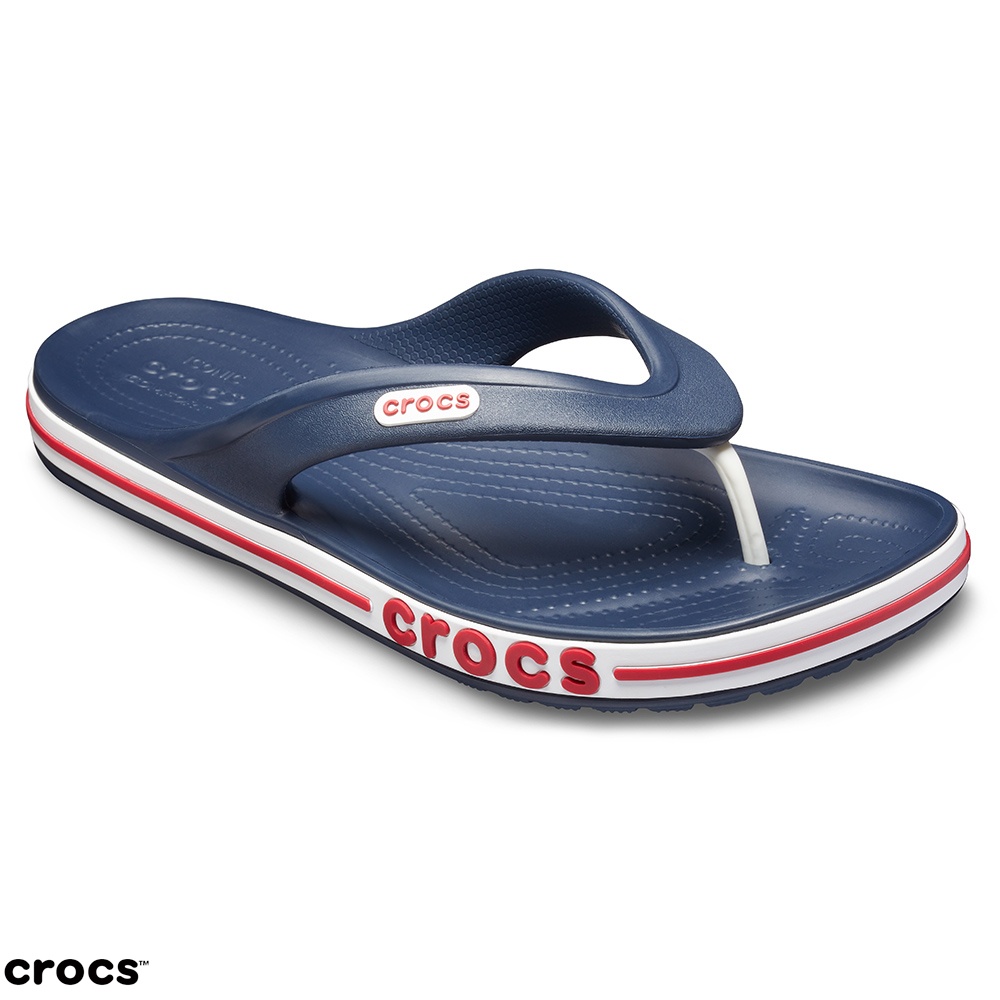 Crocs卡駱馳 (中性鞋) 貝雅卡駱班拖鞋-藍色-205393-4CC_洞洞鞋 | 蝦皮購物