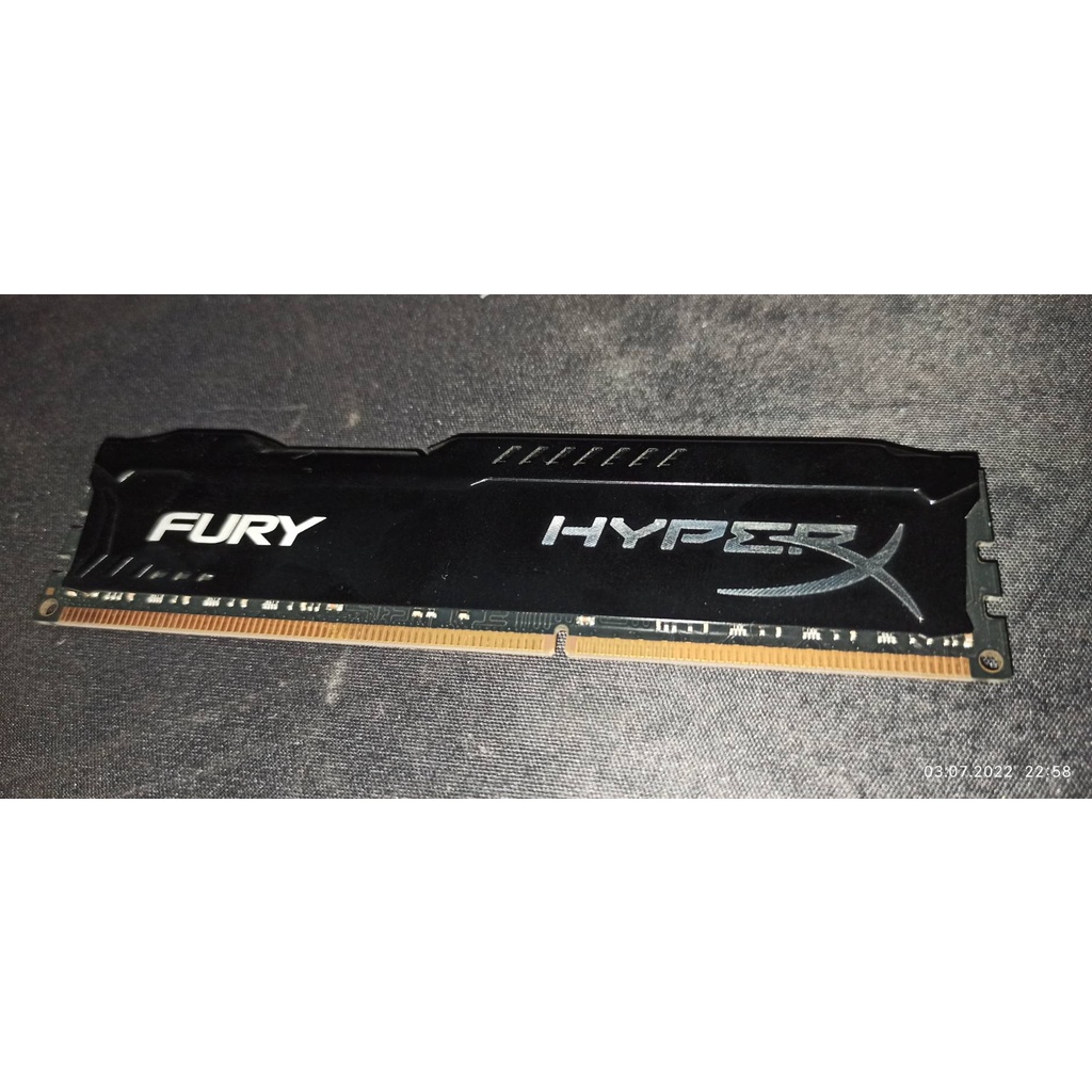 金士頓 HyperX FURY DDR3 1866 Kit 4GX2 8G HX318C10FBK2/8 單面超頻 黑色 | 蝦皮購物