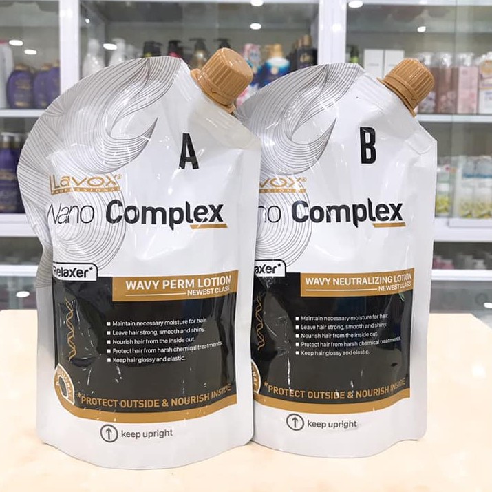 Lavox NANO COMPLEX 500mlx2 超波熱捲發劑 | 蝦皮購物