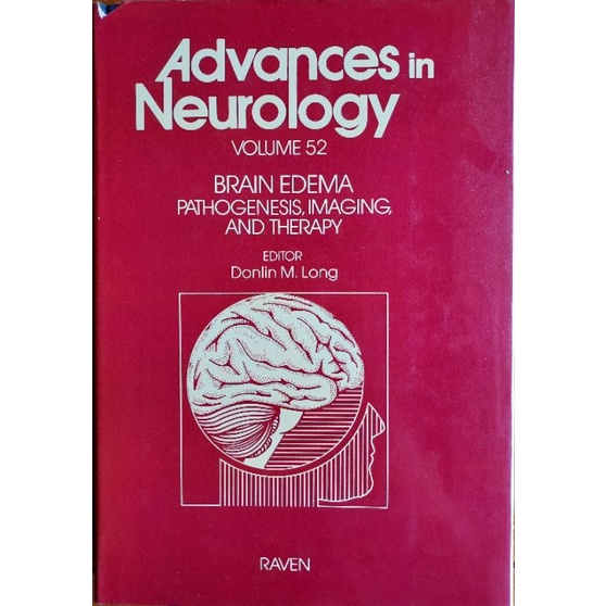 Advances in Neurology Volume52 Brain Edema RAVEN Donlin Long | 蝦皮購物