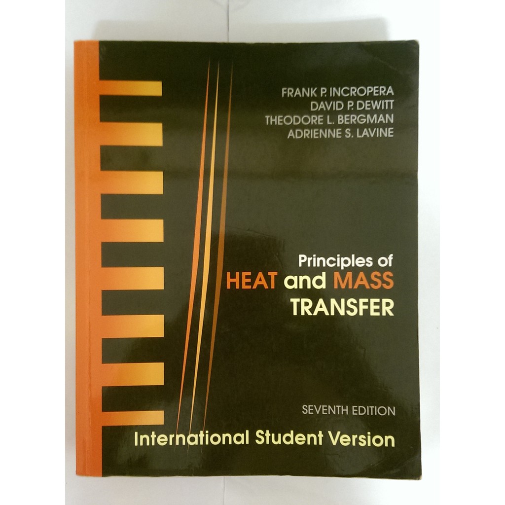 [熱傳學]Principles of Heat and Mass Transfer,7th,Incropera | 蝦皮購物