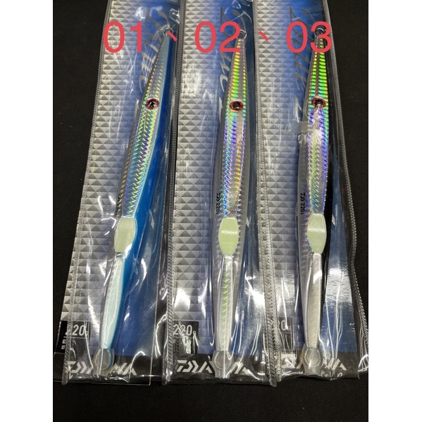 永康百泉-Daiwa 船釣鐵板（快鐵）220g/260g | 蝦皮購物