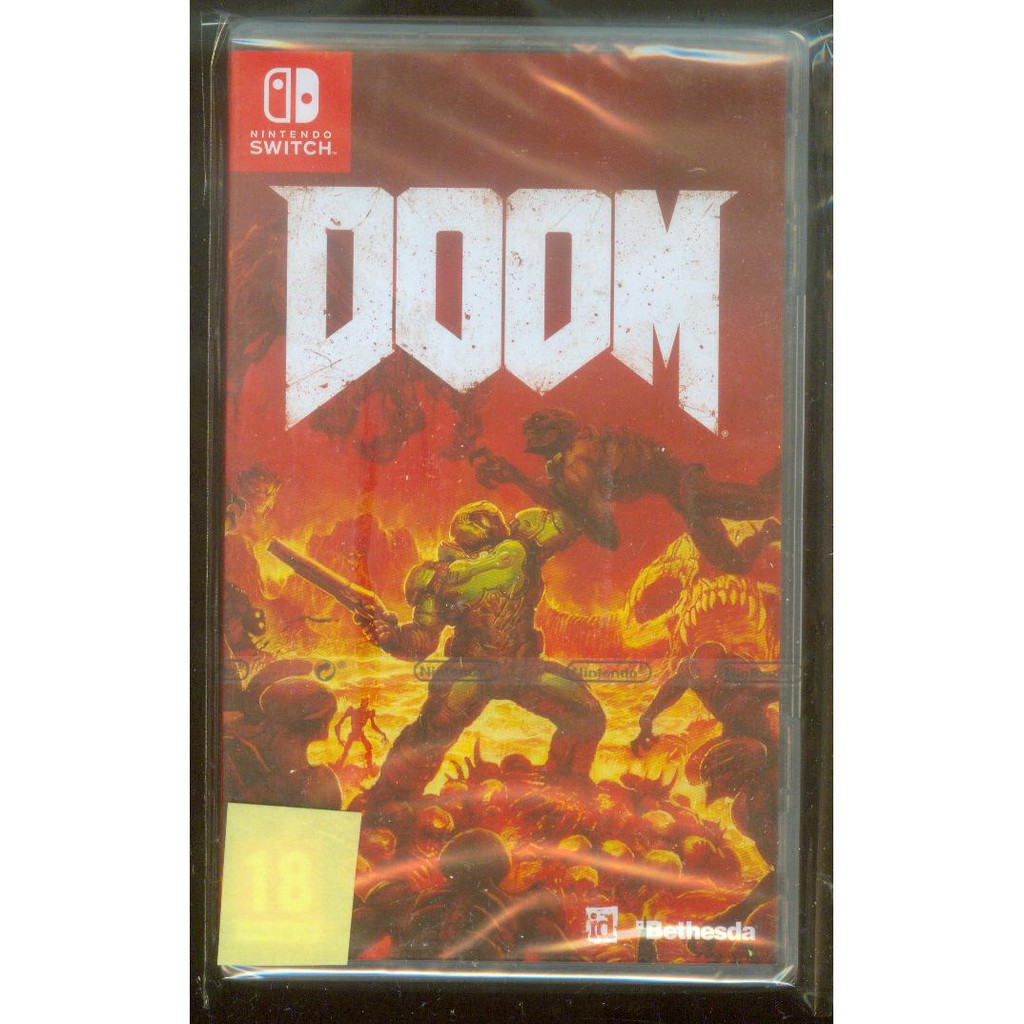 {瓜瓜皮}全新 NS Switch 遊戲 中文版 毀滅戰士 DOOM(遊戲都有回收) | 蝦皮購物