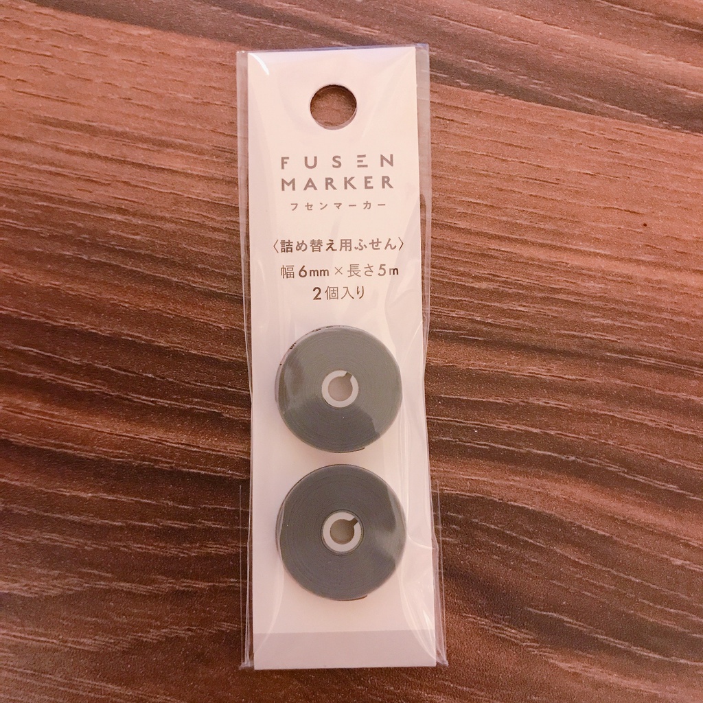 甘美堂 kanmido FUSEN MARKER 記號標籤貼紙補充替換帶(現貨/1組2入 ) | 蝦皮購物