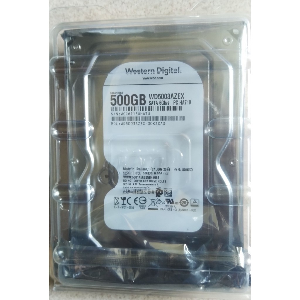 【賣可小舖】全新未拆封 WD 黑標 SATA3 500GB 桌機硬碟 WD5003AZEX | 蝦皮購物