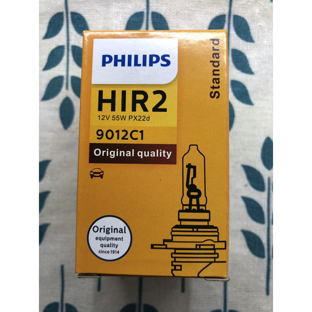 PHILIPS 9012 HIR2 55w 9012 HIR2#TOTOTA HIR 2 原裝進口有保固含稅飛利浦 | 蝦皮購物