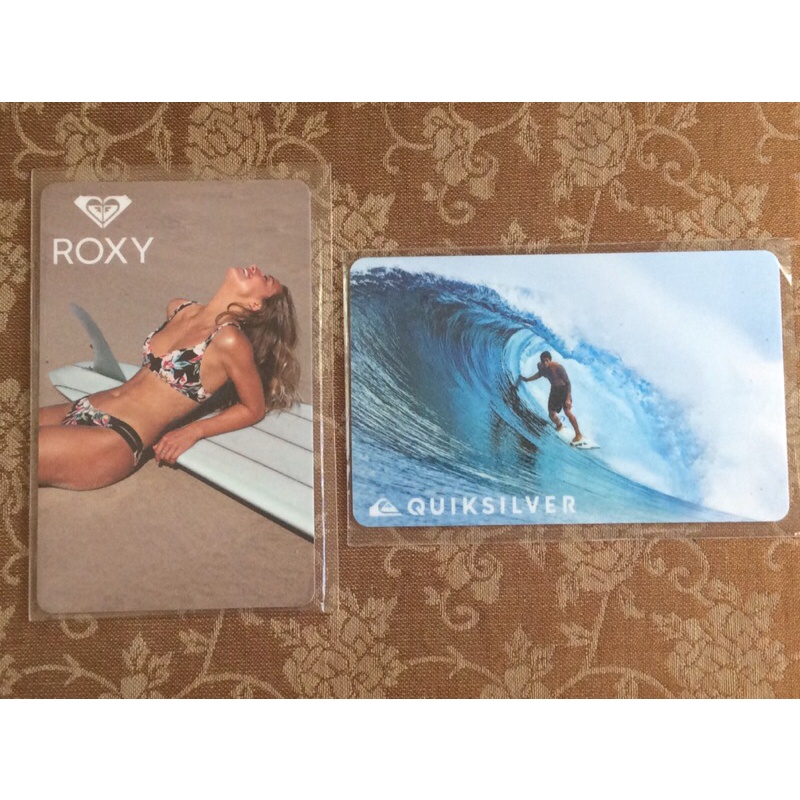 《德寶齋當舖》特製版 悠遊卡 ROXY / QUIKSILVER 企業形象推廣卡 特製卡 絕版 限量品 | 蝦皮購物