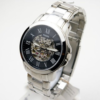 FOSSIL ME3103 手錶 機械錶 45mm 鏤空 白面盤 | 蝦皮購物