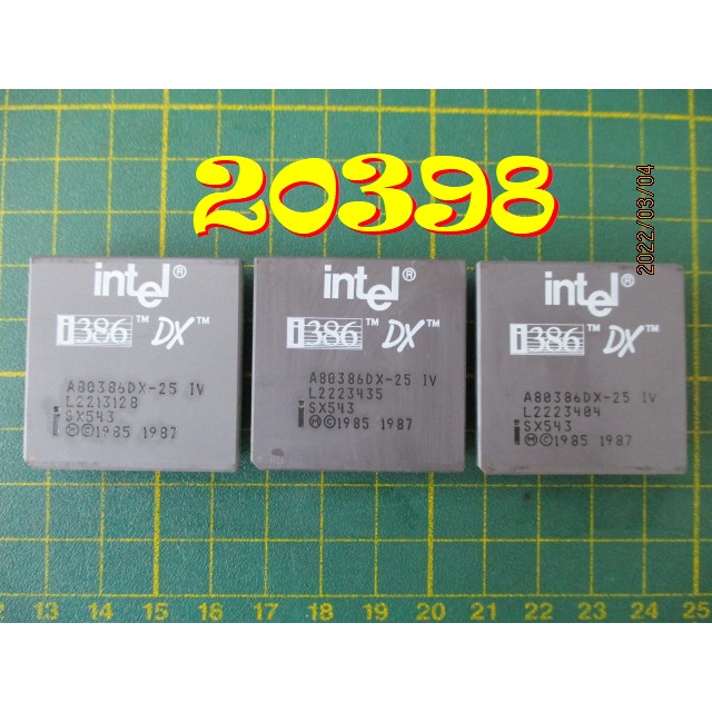 【全冠】INTEL A80386DX-25 IV i386 處理器 CPU / Microprocessor SX543 | 蝦皮購物
