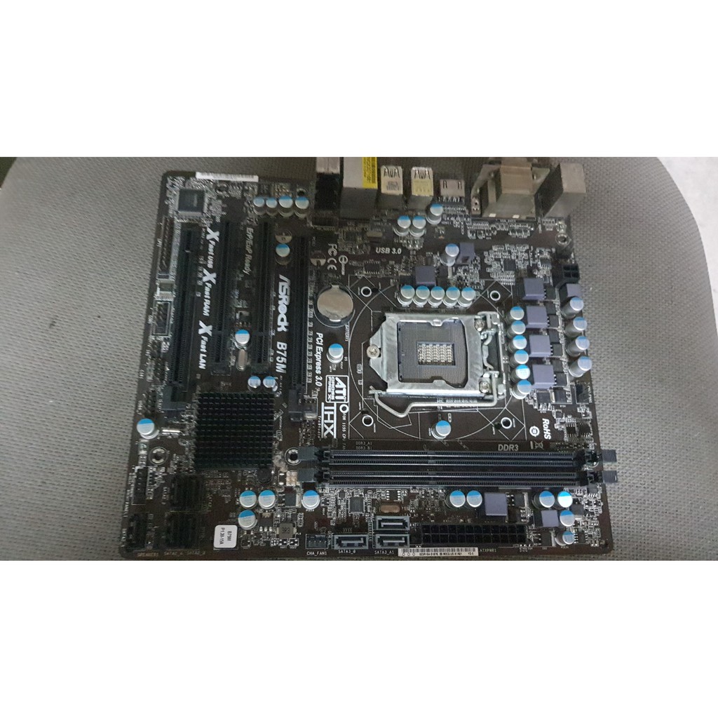 含稅 華擎 B75M 1155 附檔版 保固一個月 05M751 | 蝦皮購物