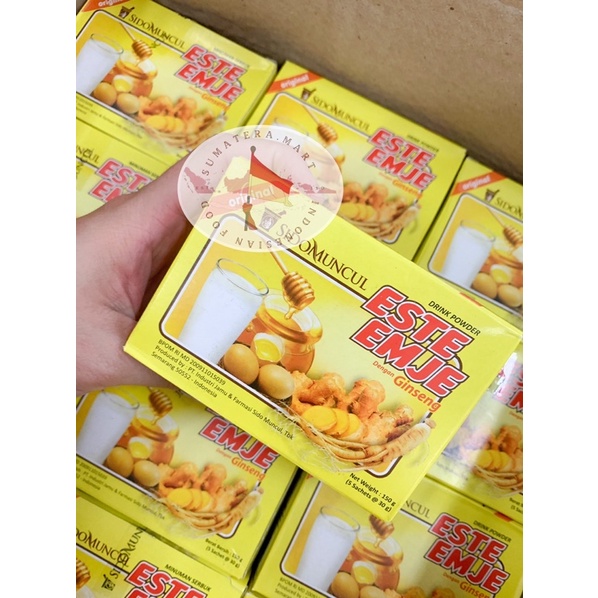 印尼 sidomuncul 薑奶茶 奶茶包 薑茶 Este Emje | 蝦皮購物