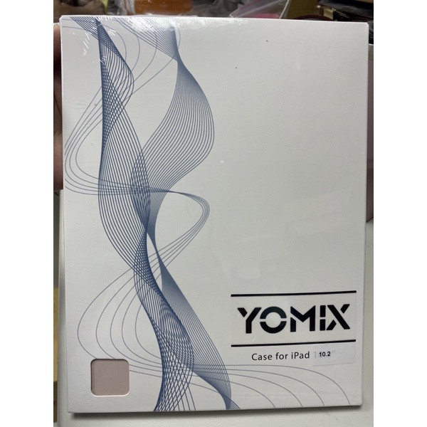 現貨-YOMIX 優迷 Apple I pad 10.2 吋 防摔三折支架帶筆槽保護套-櫻花粉+鋼化保護貼 （一組賣） | 蝦皮購物