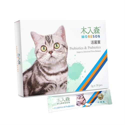 【樂森寵物】🔴近效出清🔴 MORESON 木入森 貓咪 活菌寶 益生菌 15包/30包 | 蝦皮購物