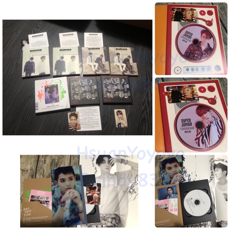 現貨！Super Junior Devil REPLAY SJ 希澈 始源 厲旭 專輯 空專 小卡 | 蝦皮購物