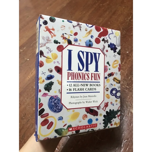 視覺大發現系列 I SPY PHONICS FUN發音學習組(內附12本書+16張字卡+1CD) 自然拼讀 | 蝦皮購物