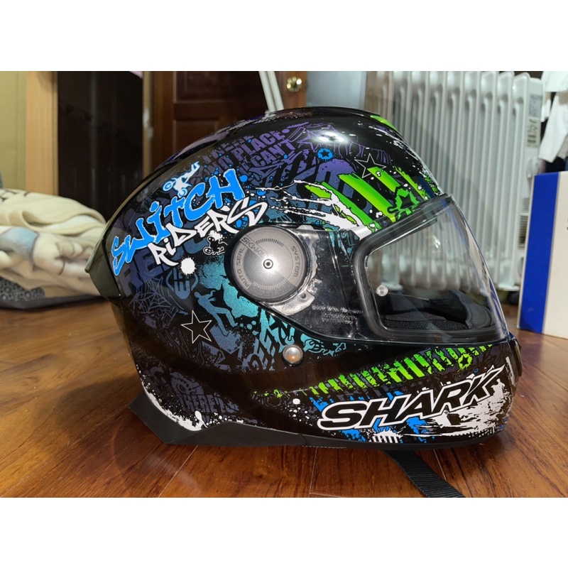 售 二手SHARK SKWAL 2 彩繪 SWITCH RIDER 2 附藍芽 | 蝦皮購物