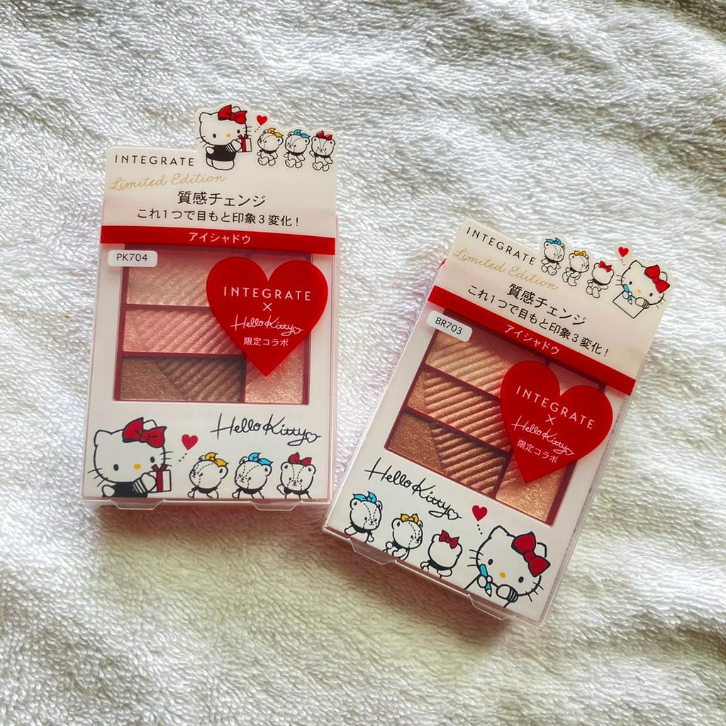 🚚現貨 免等!📦INTEGRATE 櫻特芮 三度漸層光綻眼影盒(5色)3.3g 多色可選 Hello Kitty 限定版 | 蝦皮購物