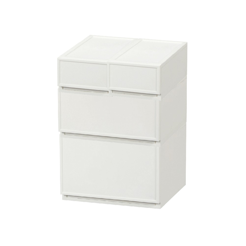 【日本 JEJ】Favore和風自由組合堆疊收納抽屜櫃(M240+M180+S120+S120)【經典4入組】 | 蝦皮購物