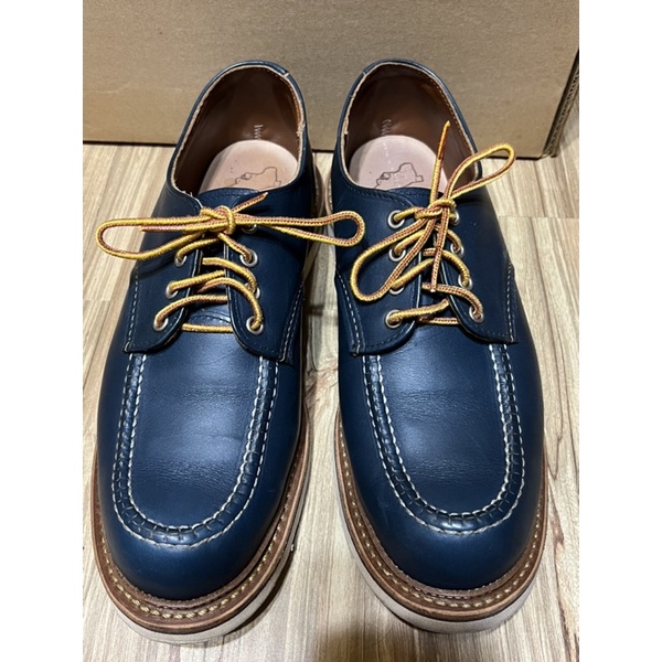Red Wing Classic Oxford #8100 二手10.5D Indigo Portage Leather | 蝦皮購物