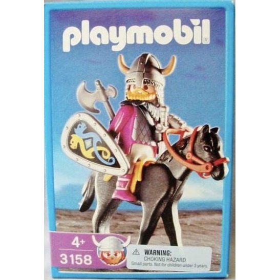 Playmobil 摩比絕版無盒3158維京戰士武士騎士 | 蝦皮購物