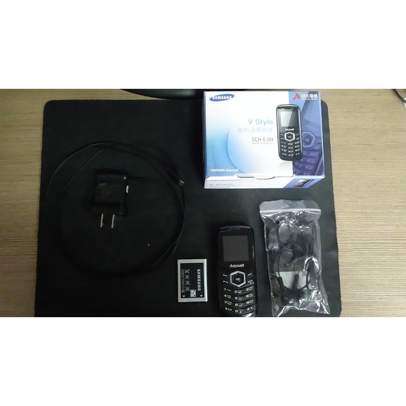 三星 Samsung Anycall SCH-E189 亞太專用手機 無照相 附MicroUSB耳機未用過 | 蝦皮購物