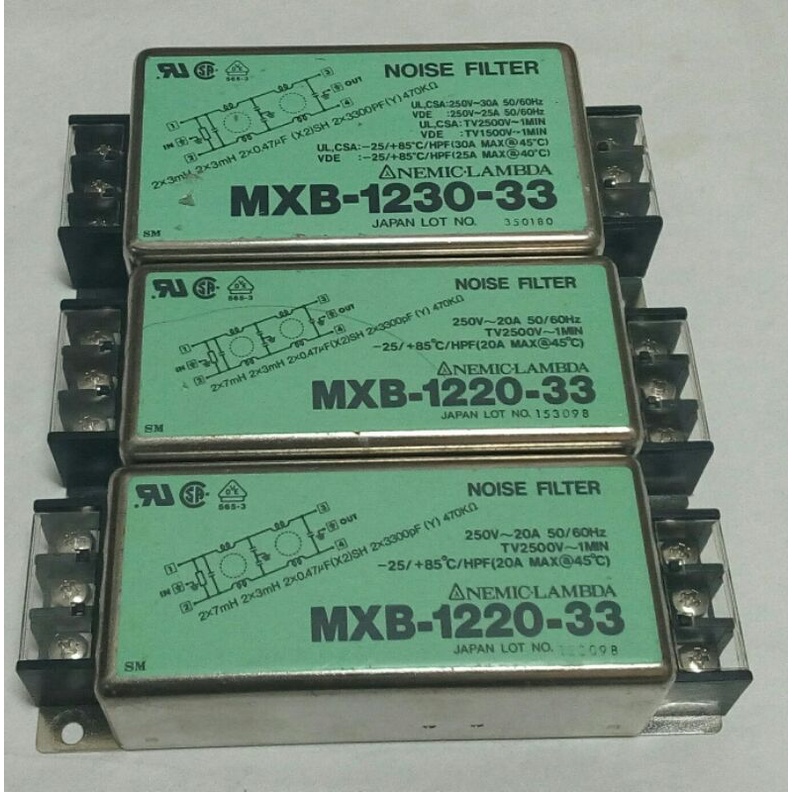 🌞二手 TDK-LAMBDA MXB-1230-33 250V 30A MXB-1220-33 250V 20A濾波器 | 蝦皮購物