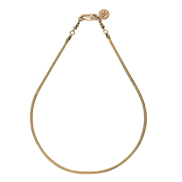 (Wings Select) Recovery 3MM扁蛇項鍊 (亮金色) 項鍊 穿搭 鋼鍊 鋼製 設計款 穿搭 搭配 | 蝦皮購物