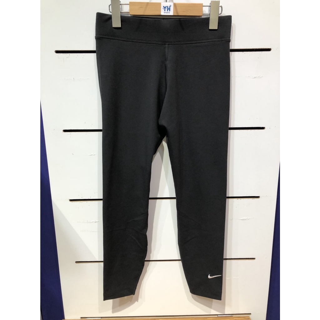 【清大億鴻】NIKE SPORTSWEAR ESSENTIAL 女緊身長褲 中腰 彈性 乾爽 黑CZ8533-010 | 蝦皮購物
