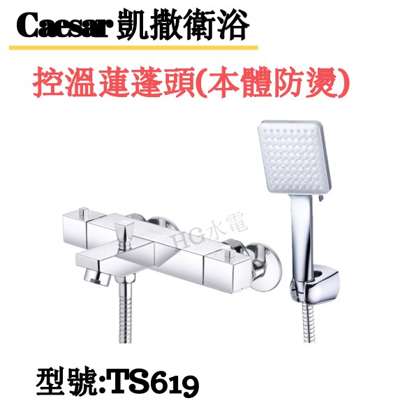 🔸HG水電🔸 Caesar 控溫蓮蓬頭 TS619/BS121 加裝花灑組 | 蝦皮購物