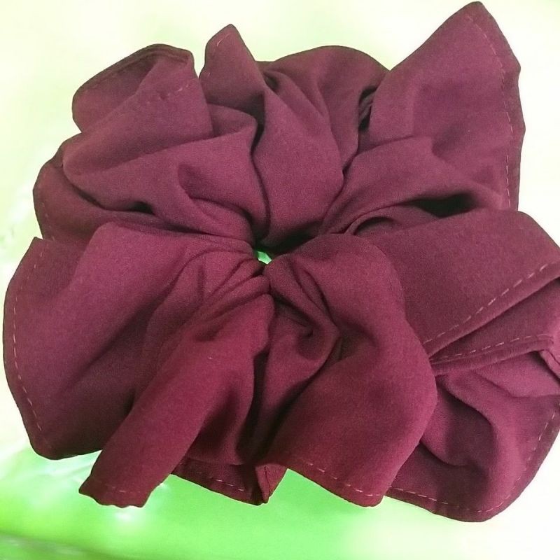 Kunciran Rambut Scrunchie Jumbo / Ikat Rambut / Cepol hijab | 蝦皮購物