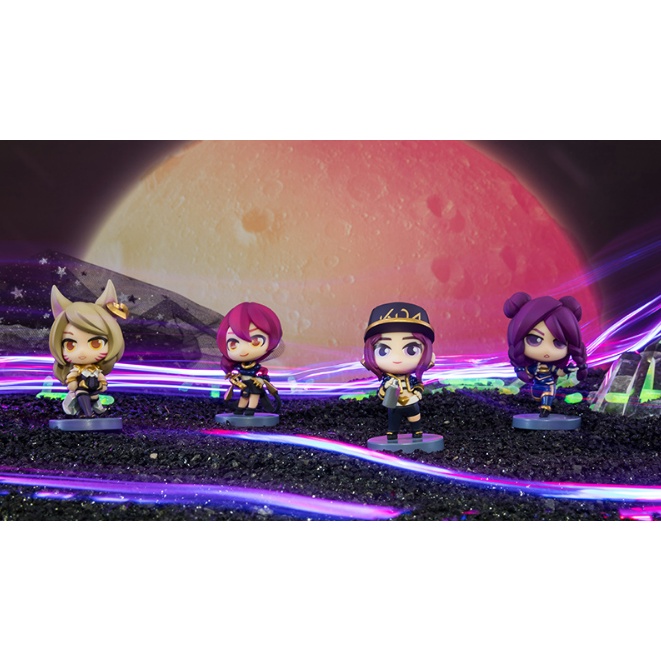 RIOT LOL 英雄聯盟 K/DA KDA Q版 公仔-官方正品 拆賣 現貨 凱莎 阿璃 阿卡莉 伊芙琳 | 蝦皮購物