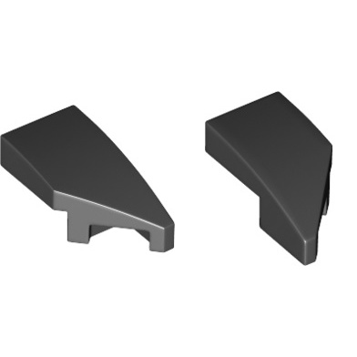 磚家 LEGO 樂高 黑色 斜面 Wedge 2x1x2/3 Right Left 楔形 29120 29119 | 蝦皮購物