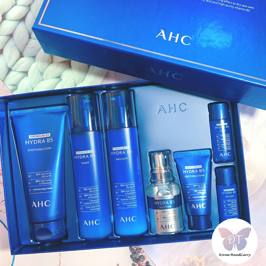 【滴滴踢⭐全館免運】AHC 超微導B5能量修護套組 化妝水 精華液 保養 套組 保濕 禮盒 韓國 正品 韓國 | 蝦皮購物