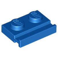 LEGO 樂高 零件 藍色 4286617 1x2 6179330 薄板 薄片 平板 顆粒薄板 附門軌 32028 | 蝦皮購物