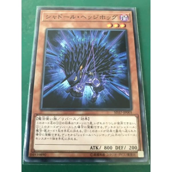 遊戲王 sd37-jp005 影依 刺蝟（普卡） | 蝦皮購物