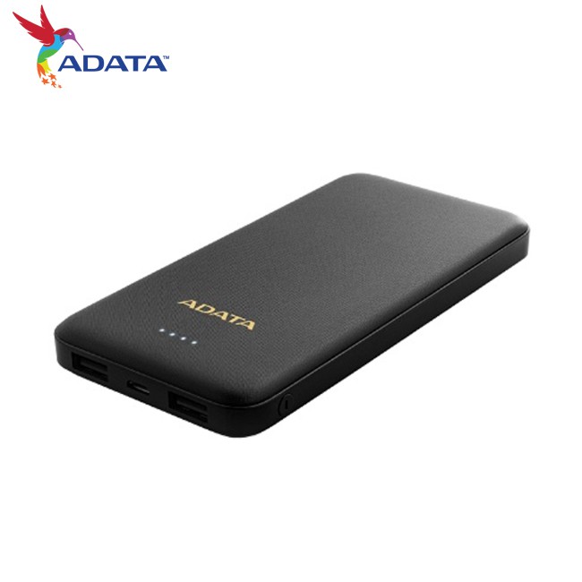 威剛 ADATA C100 行動電源 10000mAh 20W 3孔 薄型輕量化設計 PD/QC極速快充 星空黑/皓月白 | 蝦皮購物