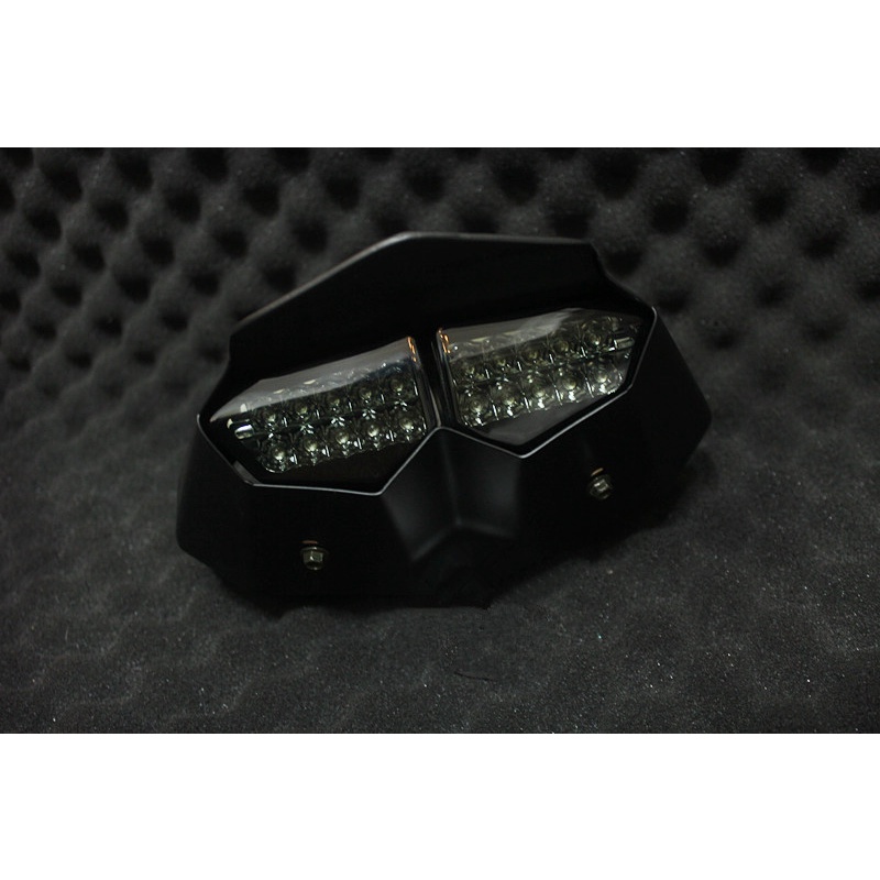 ZUMA 日比谷 初代經典 BWSX R6尾燈 鐵R6 燻黑 全LED 線組直上 KOSO 1098 Z800可參考 | 蝦皮購物