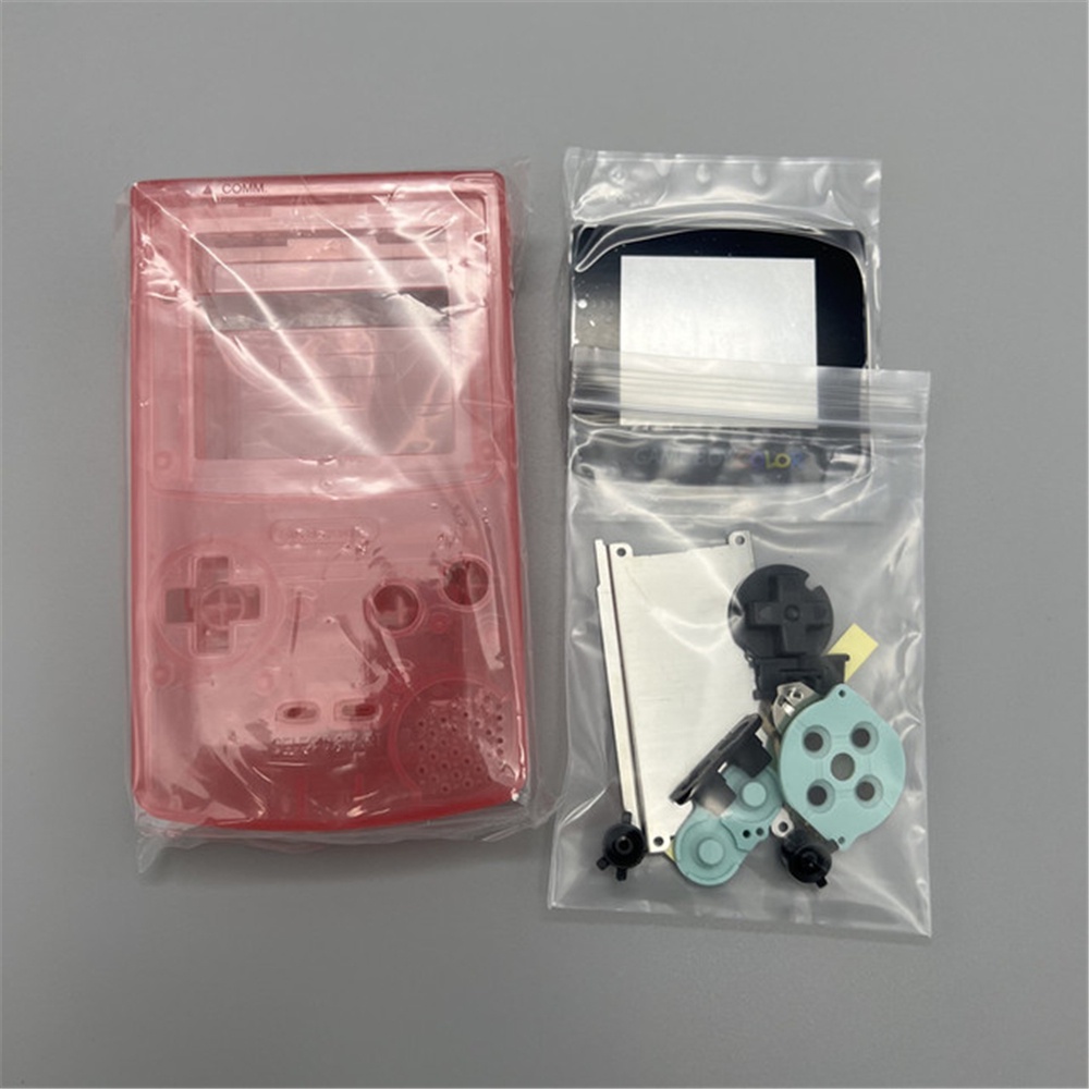適用於 Gameboy COLOR GBC 遊戲機配件套件的高品質替換外殼,帶玻璃正面 | 蝦皮購物