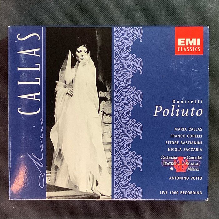 Callas卡拉絲/女高音 Donizetti董尼采第-Poliuto波里烏多 柯瑞里/男高音 沃托/指揮 荷蘭版2CD | 蝦皮購物