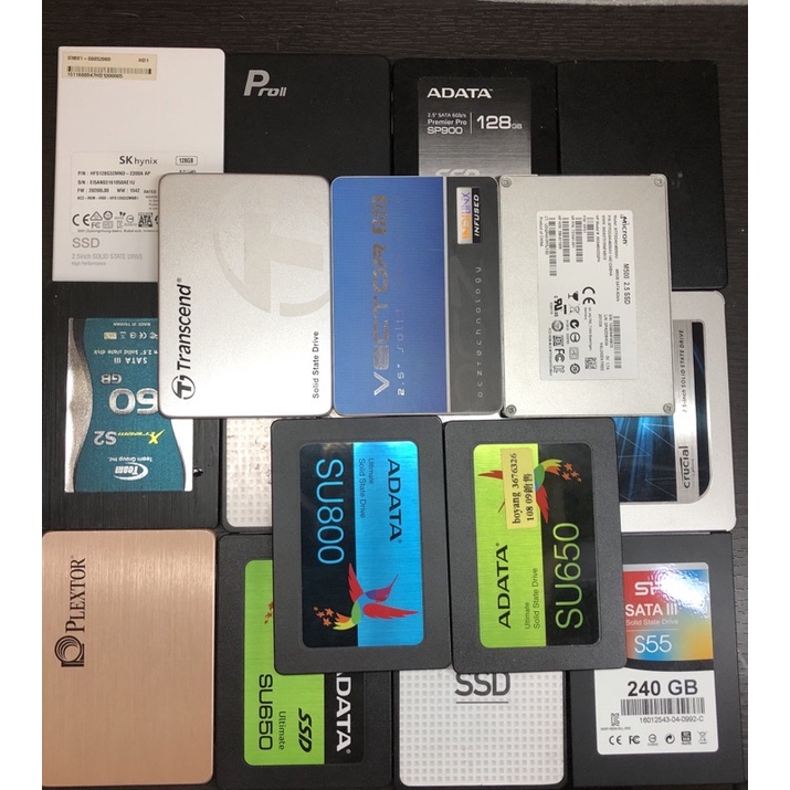 二手 固態硬碟 可灌系統 SSD 120G 128G 240G 250G 480G隨機出貨 | 蝦皮購物