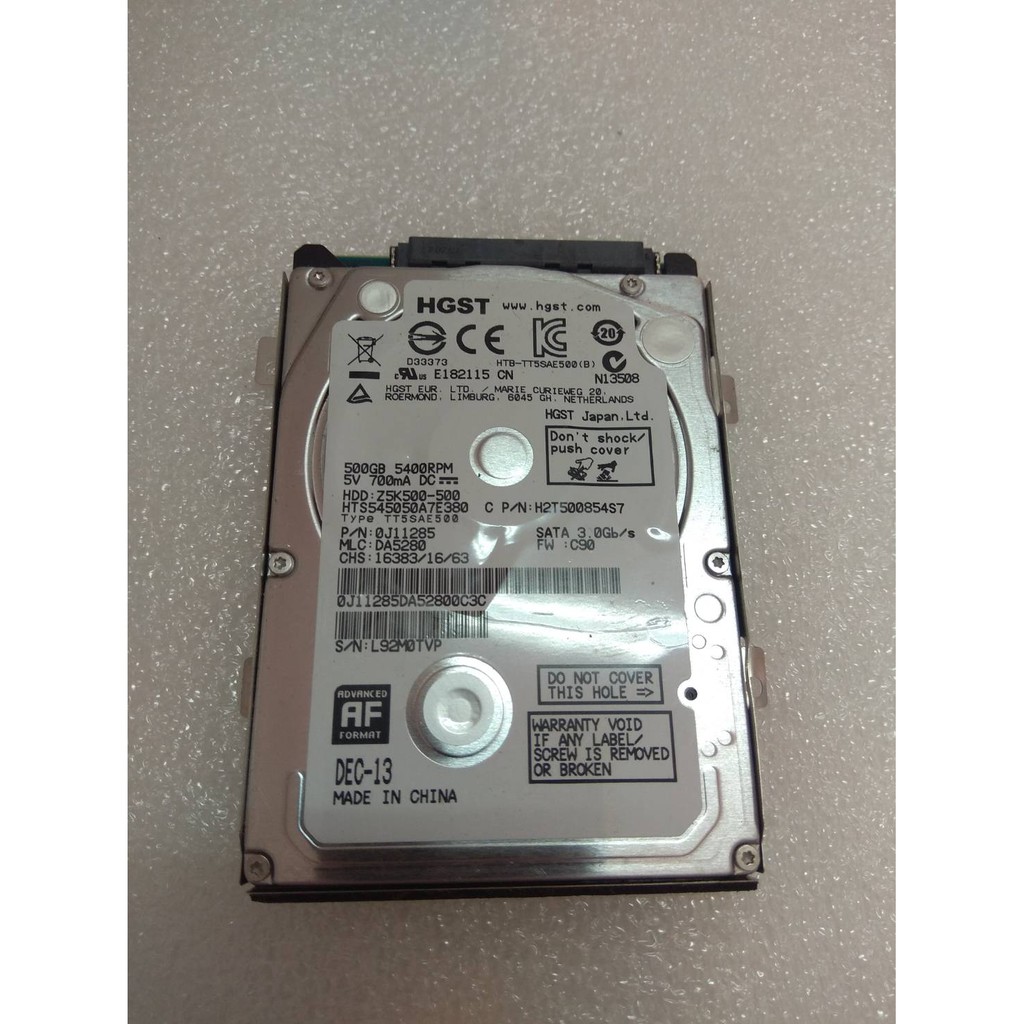~昱科環球 HGST 筆電硬碟 SATA 2.5吋 500G/640G/750G/1TB | 蝦皮購物