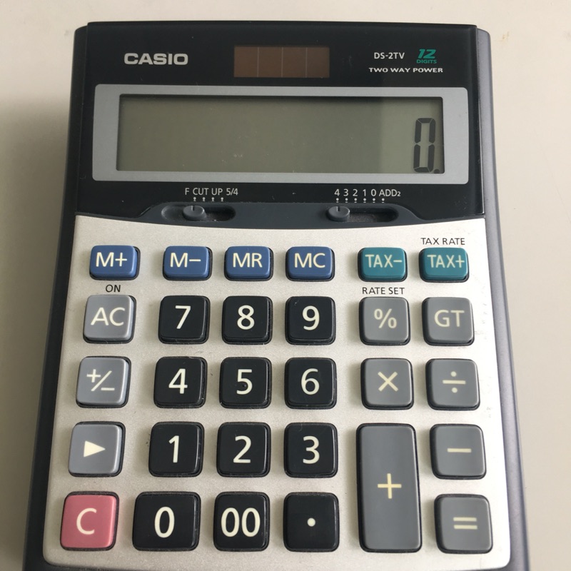 Casio DS-2TV 大字好用計算機 二手品 | 蝦皮購物