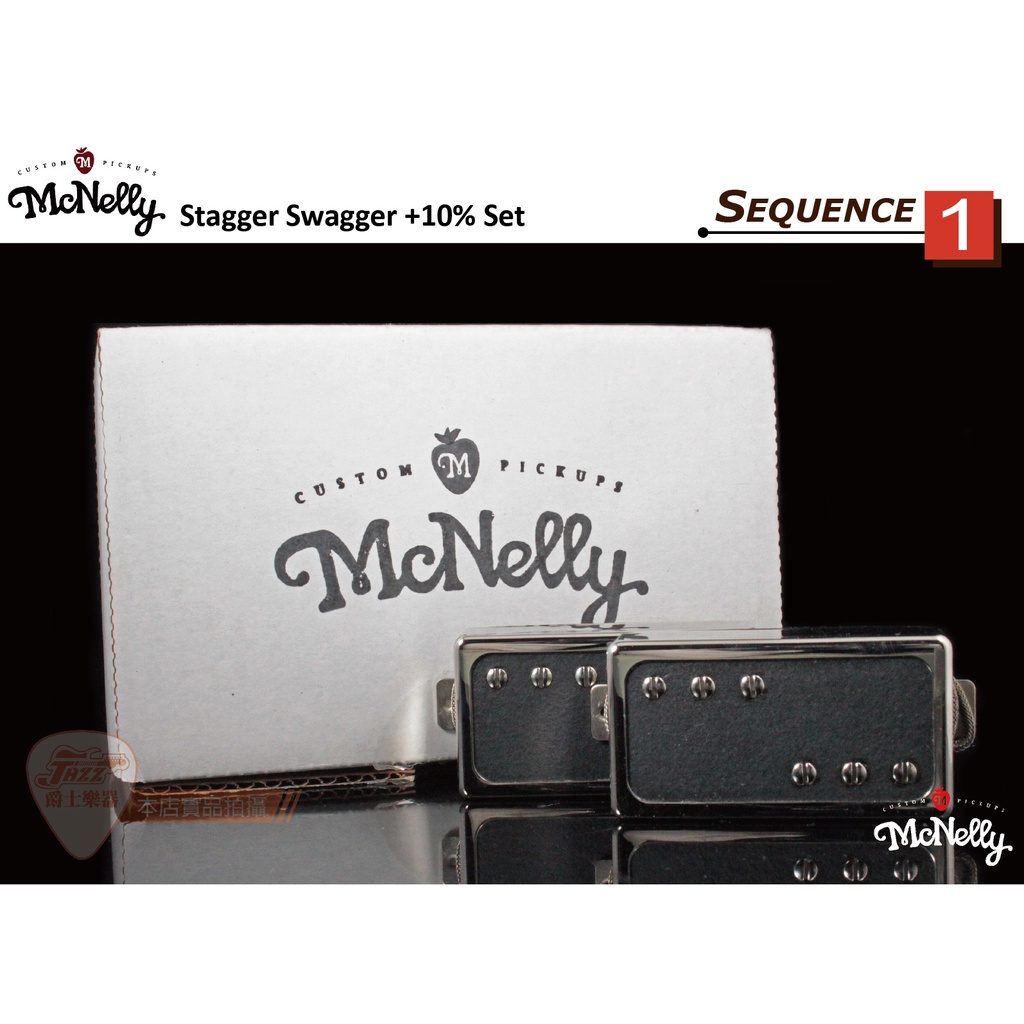 【爵士樂器】加拿大手工 McNelly V2 Stagger Swagger +10% Set 電吉他 拾音器 套組 | 蝦皮購物