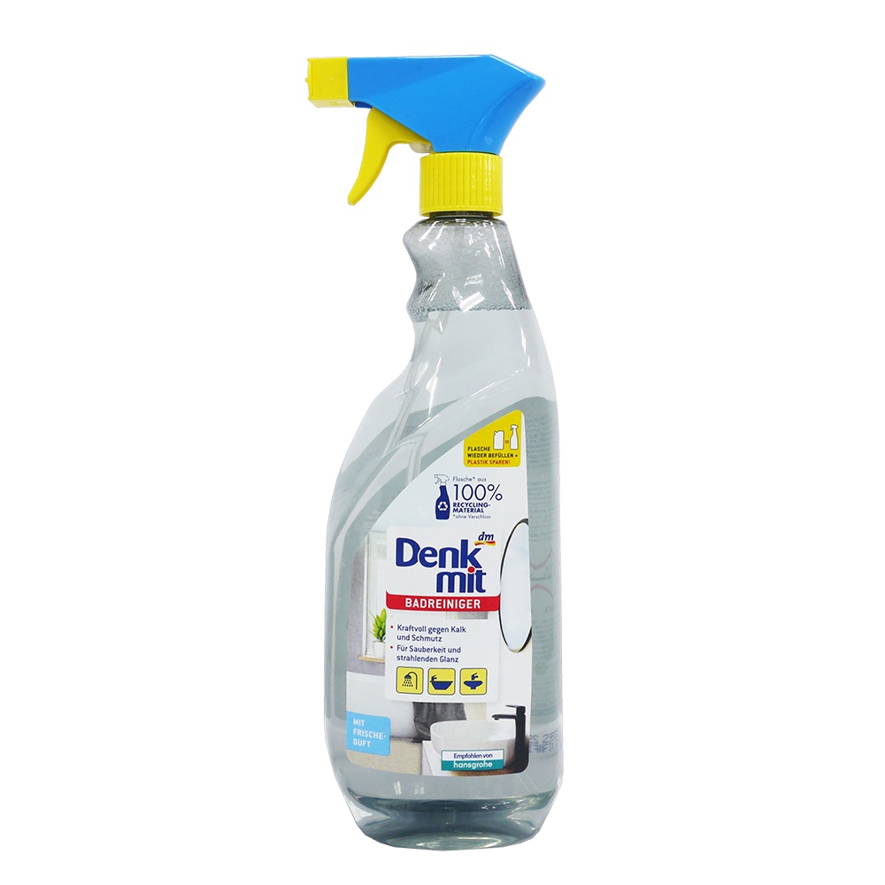 【蓁寶貝】德國DM Denkmit Denk mit dm 浴室除垢清潔劑1000ml 中性不刺鼻 浴室水垢皂垢清潔劑 | 蝦皮購物